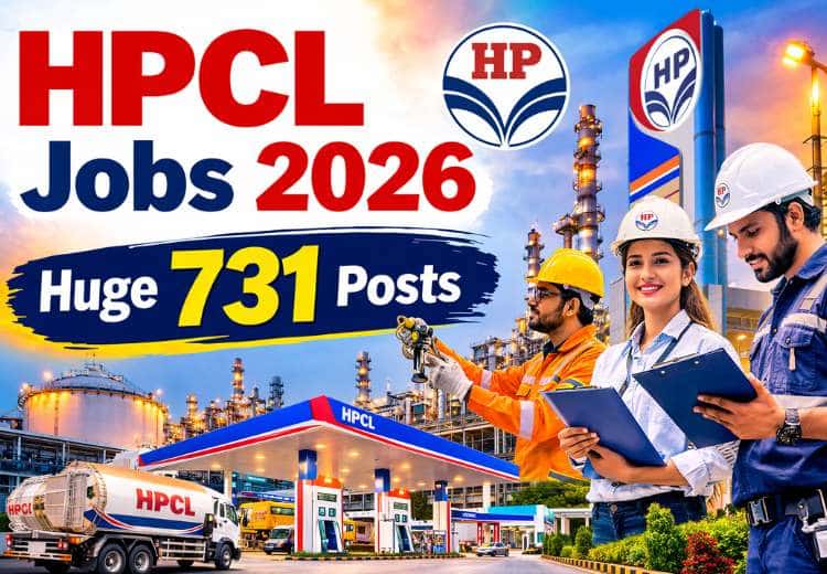 HPCL Jobs 2026 for Huge 731 Engineers, HR & Finance Posts [Out], Here ...