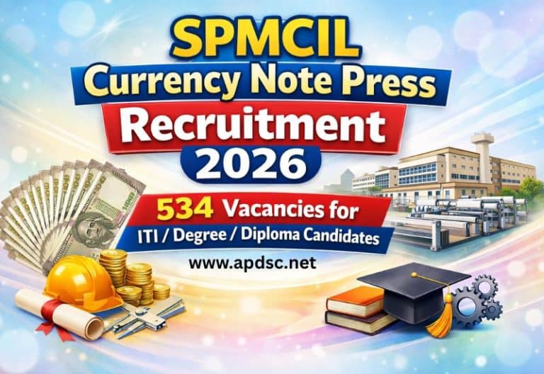 SPMCIL Currency Note Press Recruitment 2026: 534 Vacancies for ITI, Deg ...